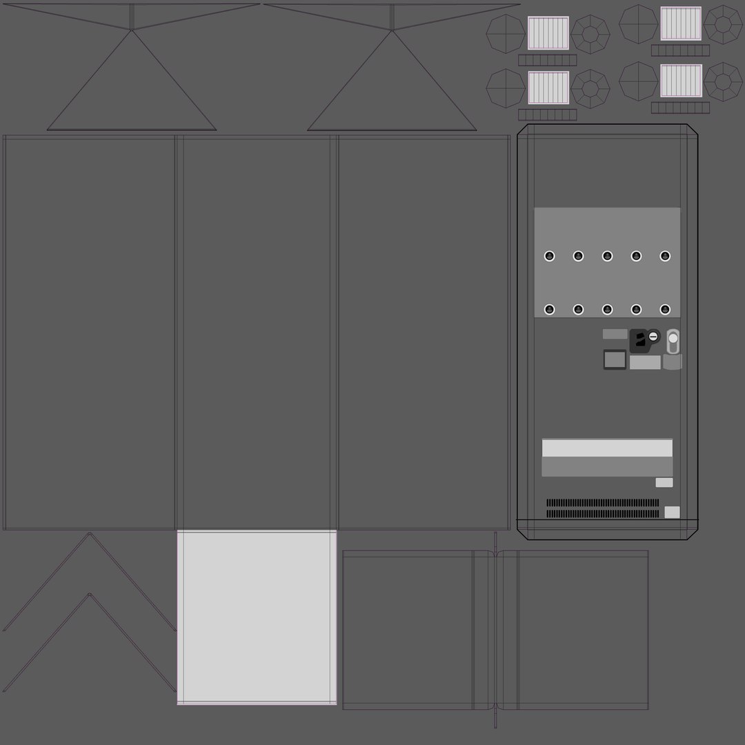 3D original vending machine decoration - TurboSquid 1696778