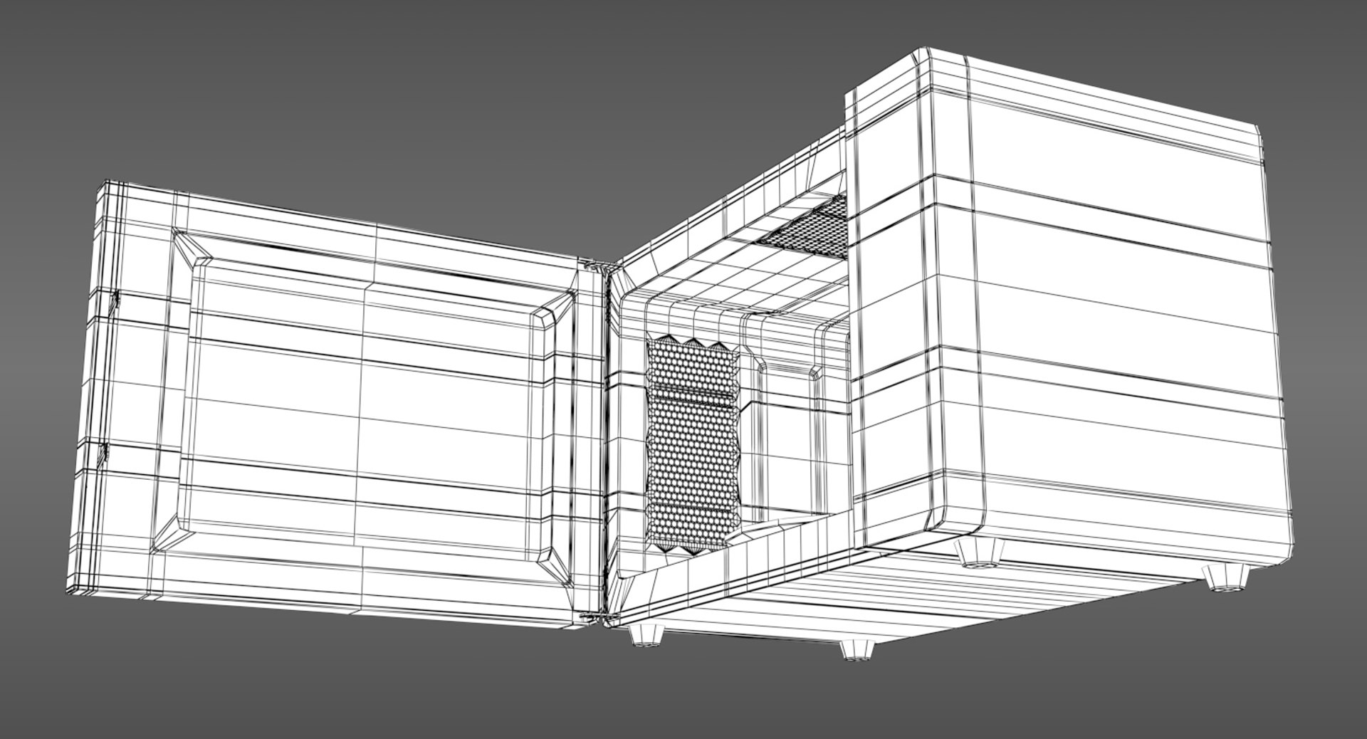microwave oven 3d model