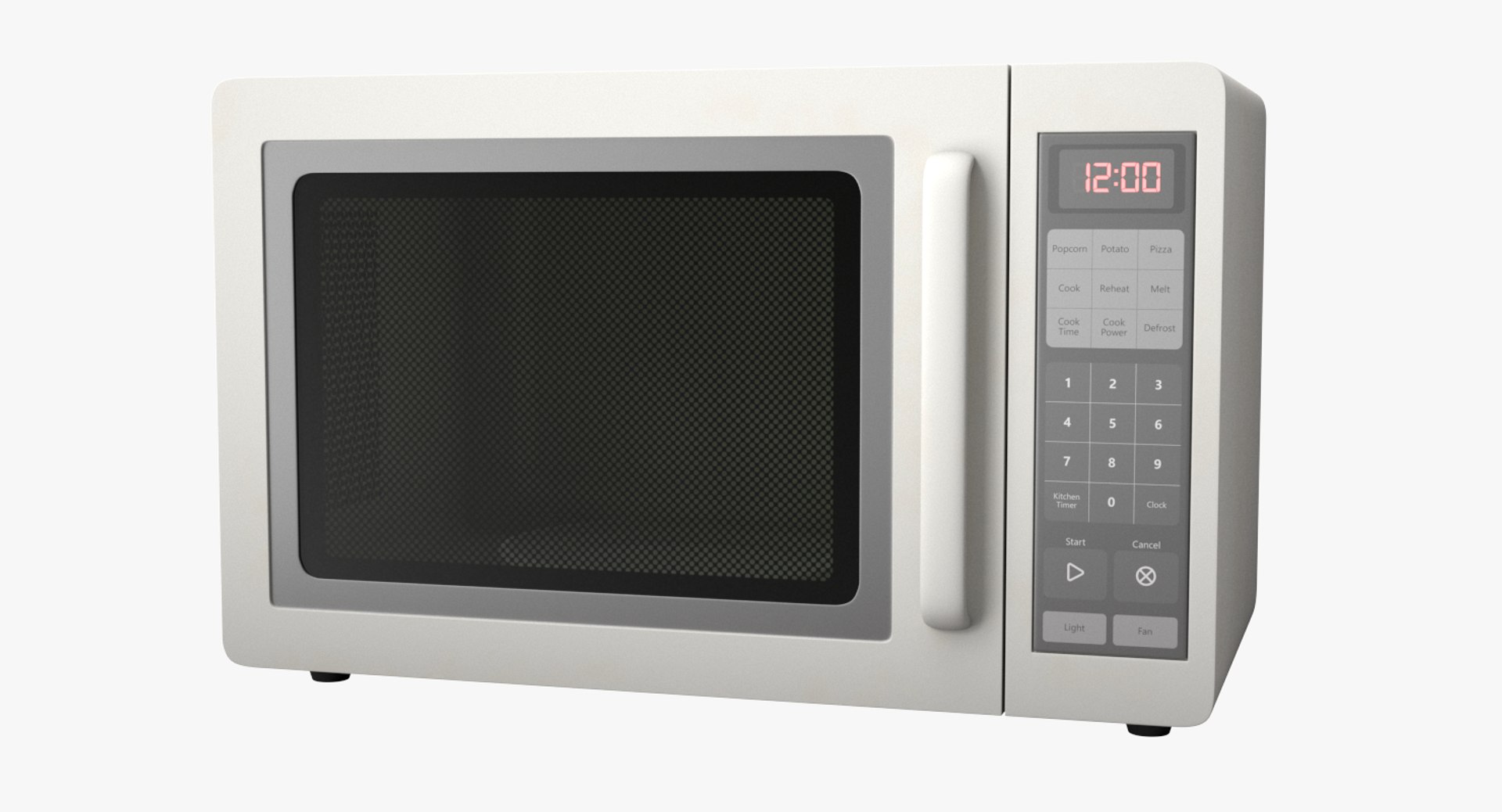 microwave oven 3d model