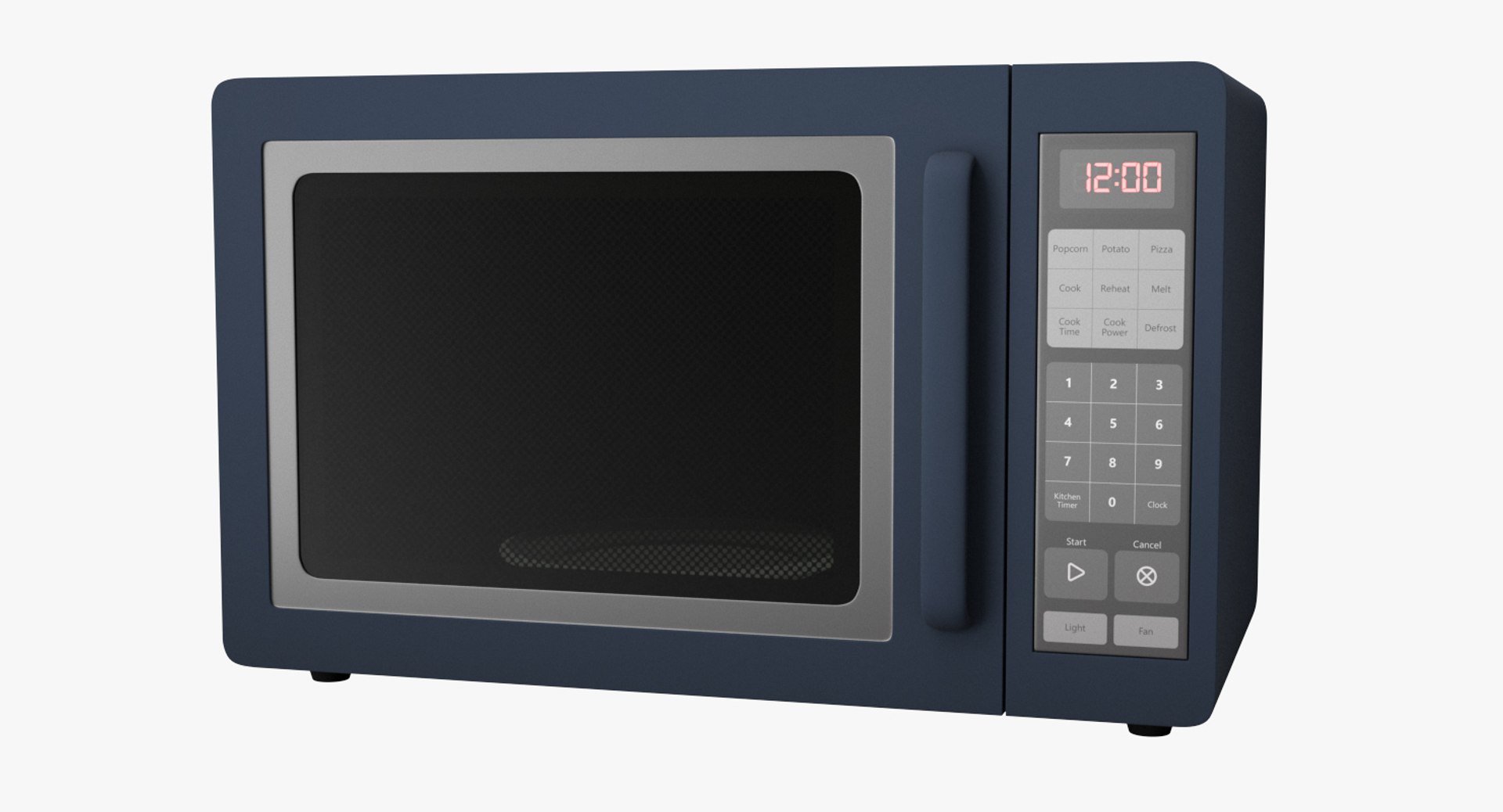 microwave oven 3d model