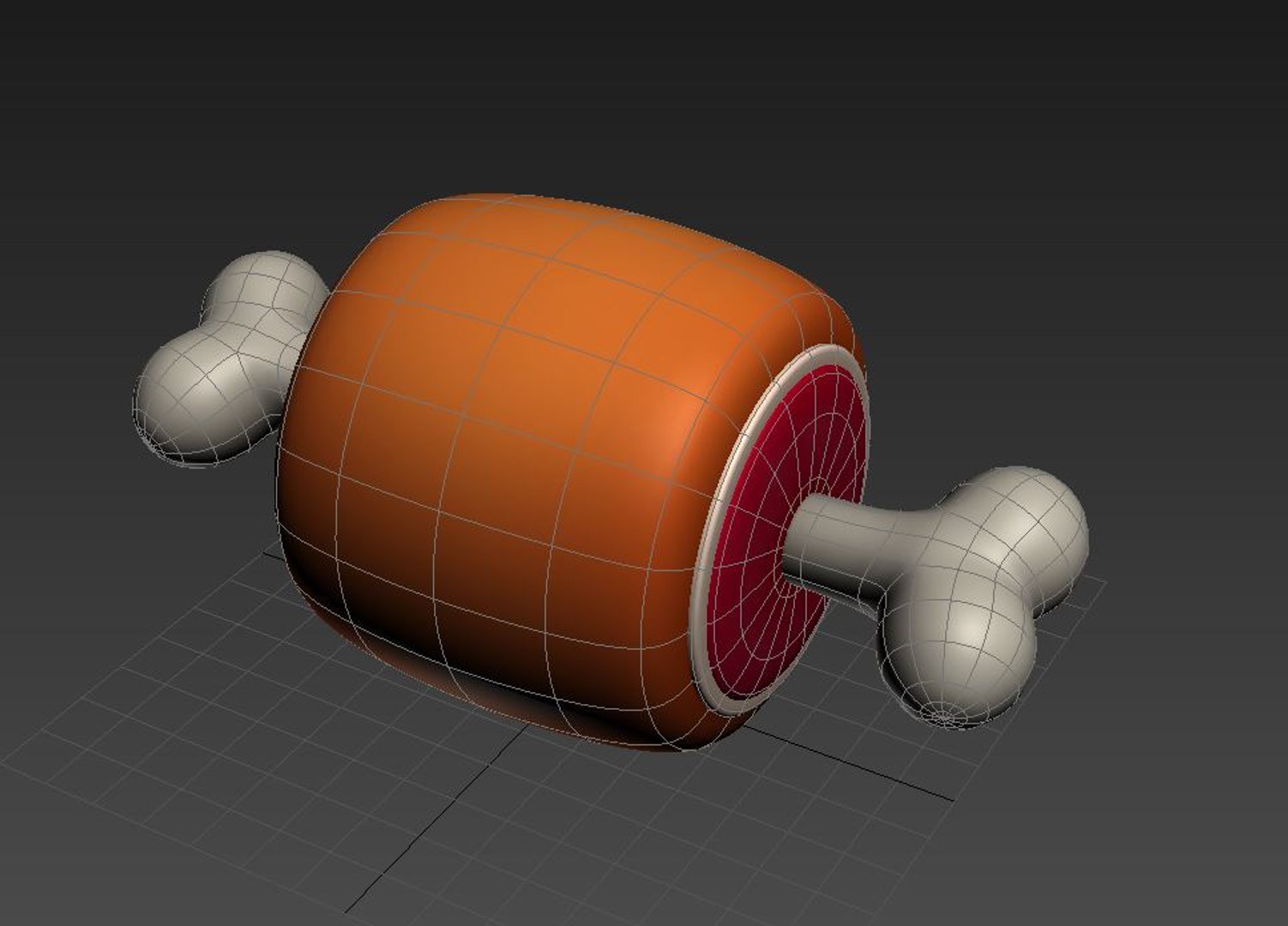 3D Ham Cartoon - TurboSquid 1302288