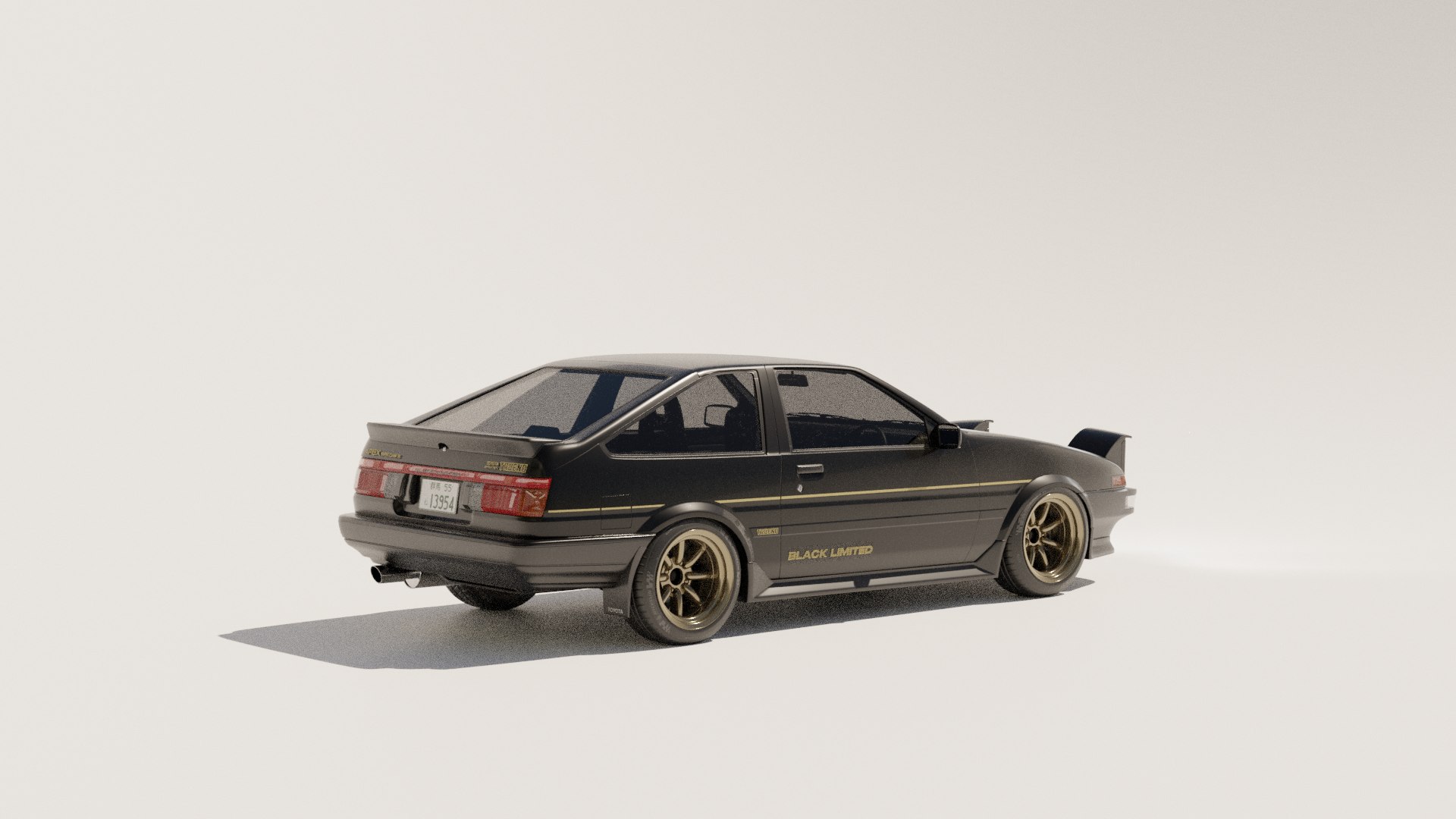 Toyota Ae86 Rigged 3D Model - TurboSquid 2111087