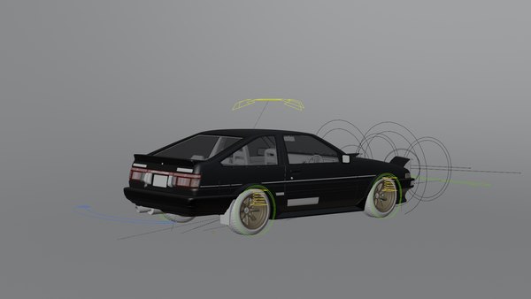 トヨタ AE86 装備3Dモデル - TurboSquid 2111087