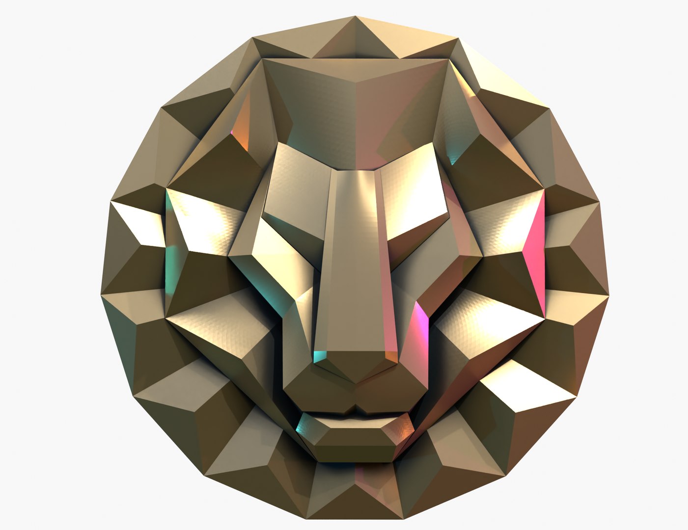 Lion Leo Head 3D Model - TurboSquid 2242924