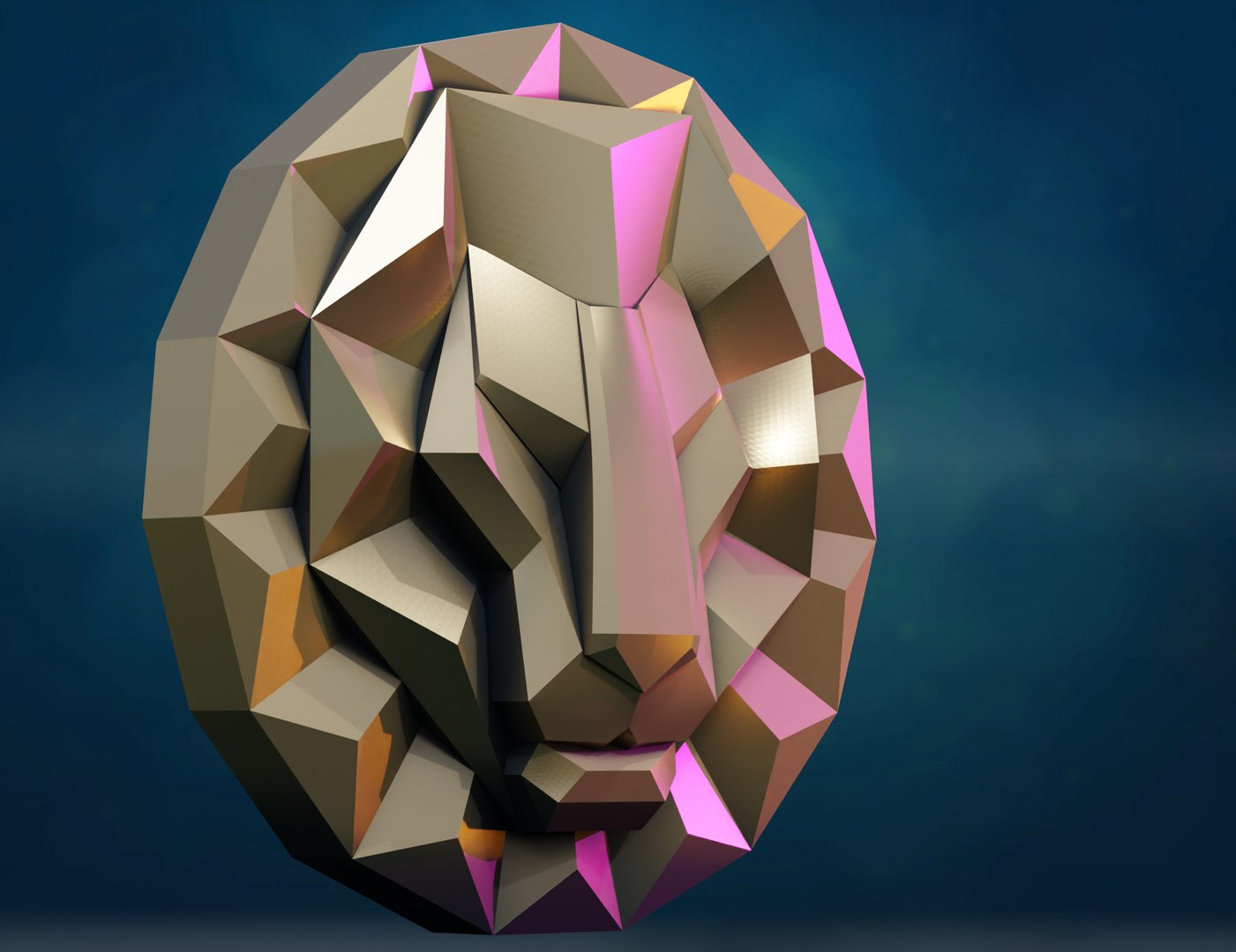 Lion Leo Head 3D Model - TurboSquid 2242924