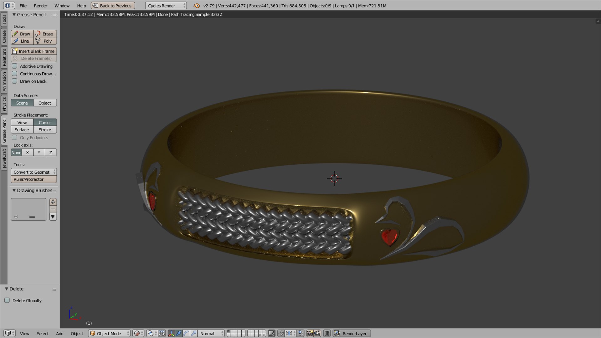 3D Gold Model - TurboSquid 1327798