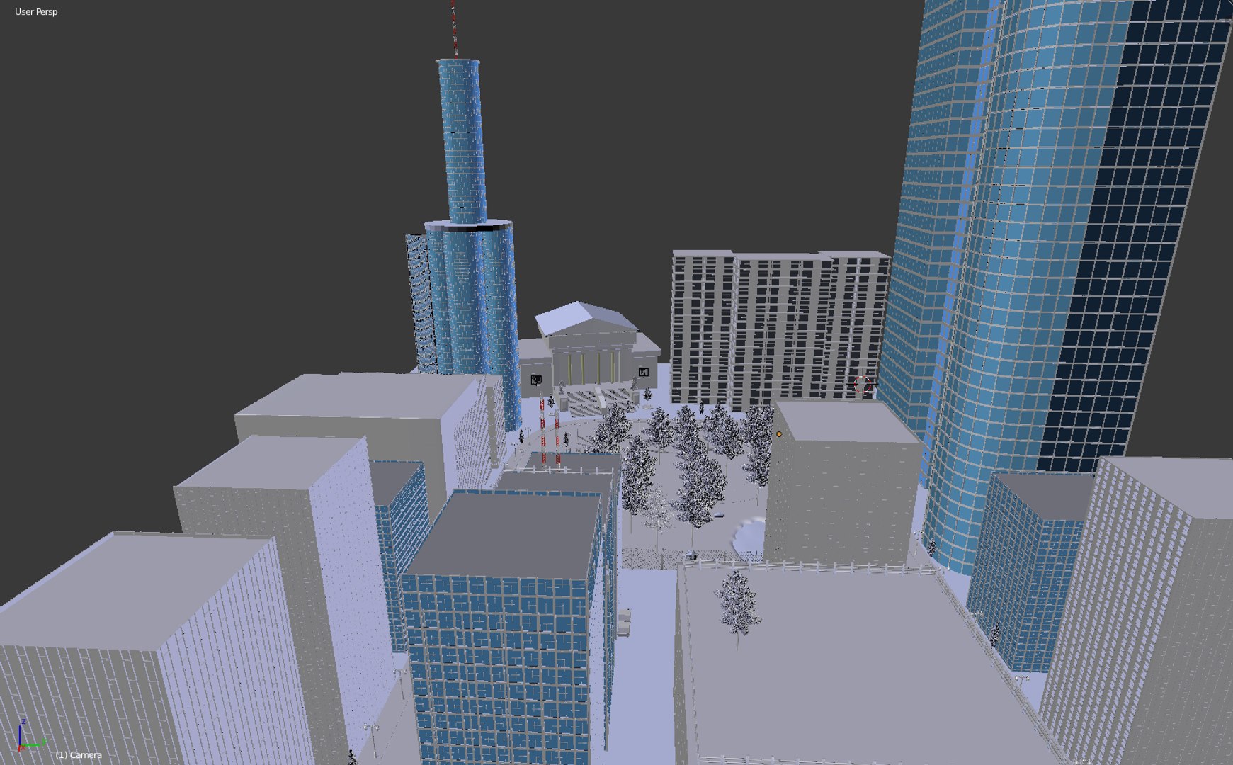 3D Model Semi-realistic City - TurboSquid 1371935