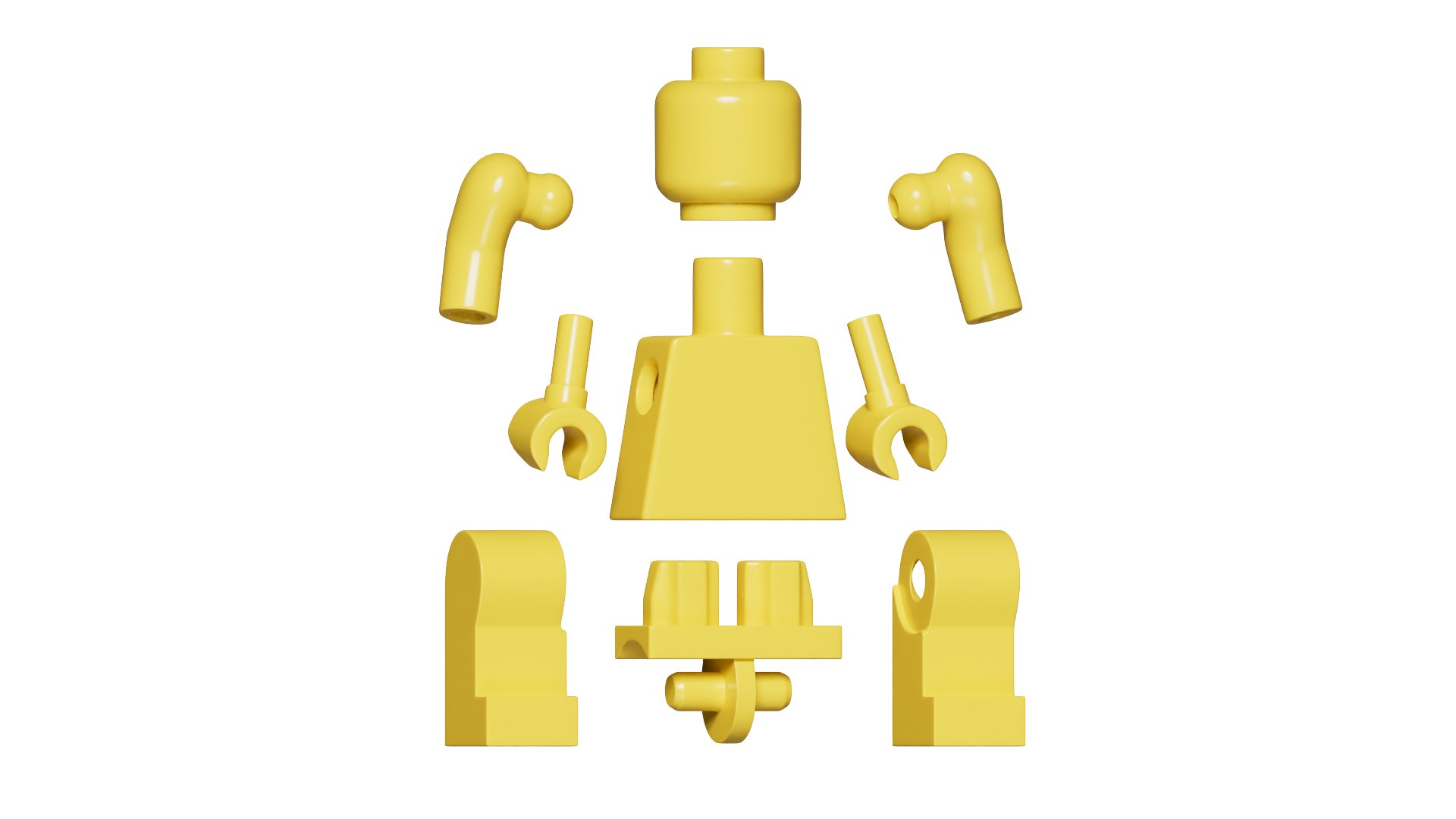Minifigure - LEGO Model - TurboSquid 2255881