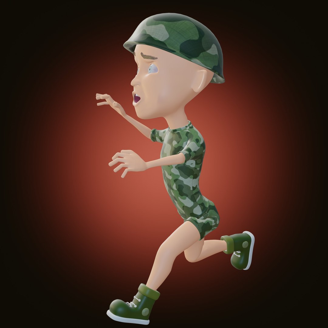 Character FK IK Rig Full Complete 3d Model - Soldier Boy Blender 3D ...