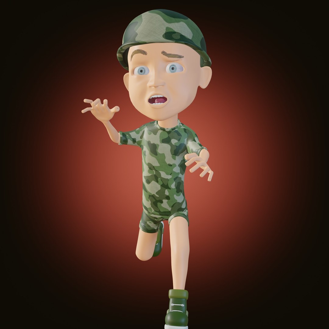 Character FK IK Rig Full Complete 3d Model - Soldier Boy Blender 3D ...