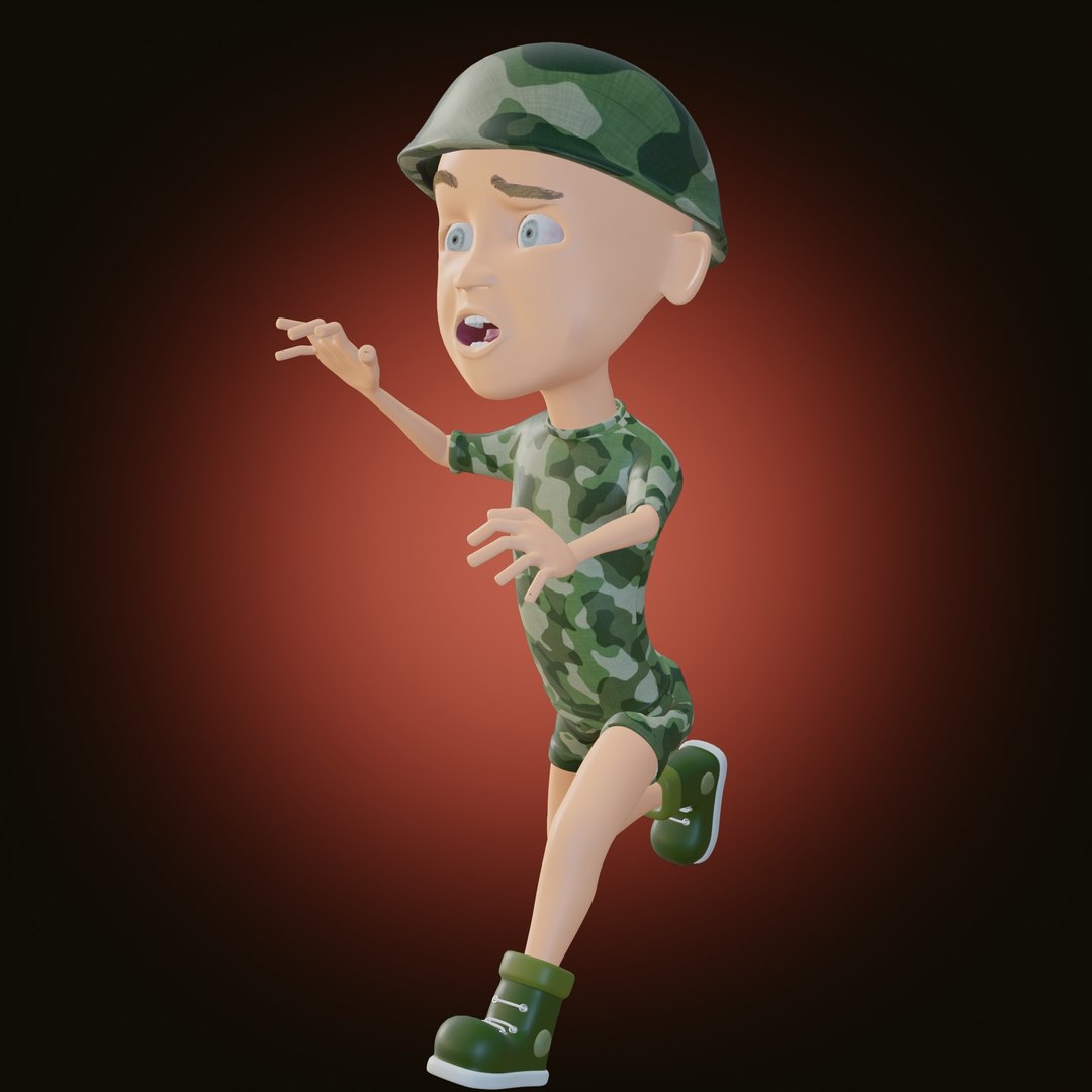 Character FK IK Rig Full Complete 3d Model - Soldier Boy Blender 3D ...