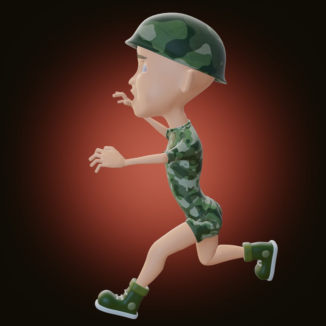 Character FK IK Rig Full Complete 3d Model - Soldier Boy Blender 3D ...