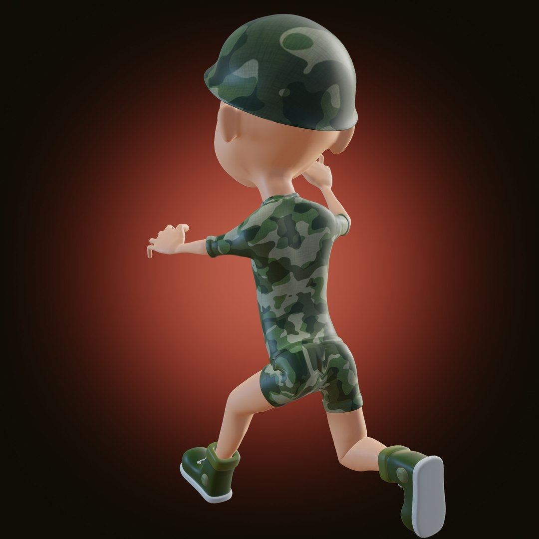Character FK IK Rig Full Complete 3d Model - Soldier Boy Blender 3D ...