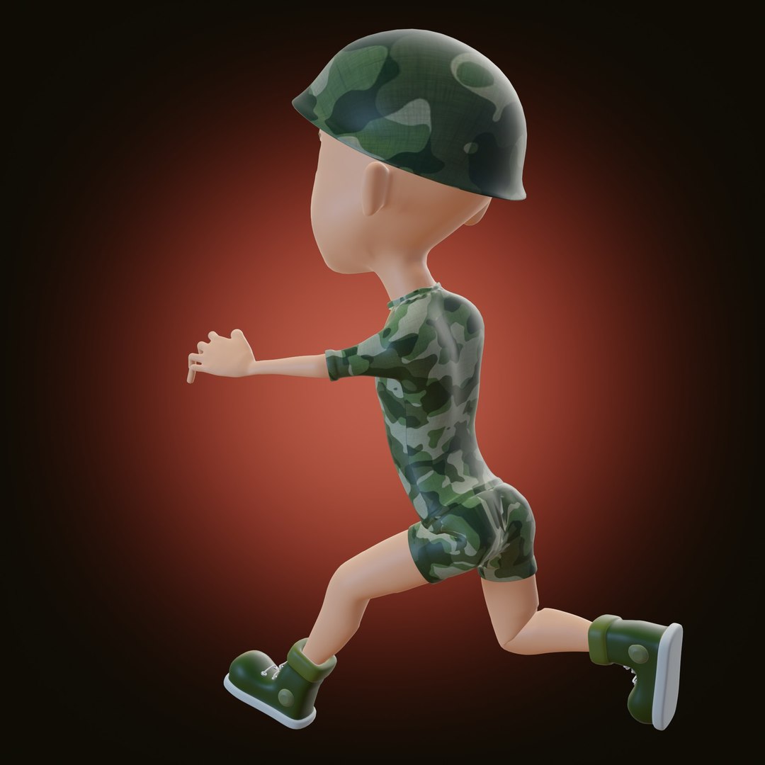 Character FK IK Rig Full Complete 3d Model - Soldier Boy Blender 3D ...