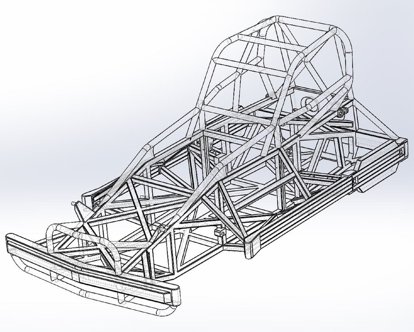 3D Frame Of New Zealand Superstock Car Version 2 Scale 1 To 25 Model ...