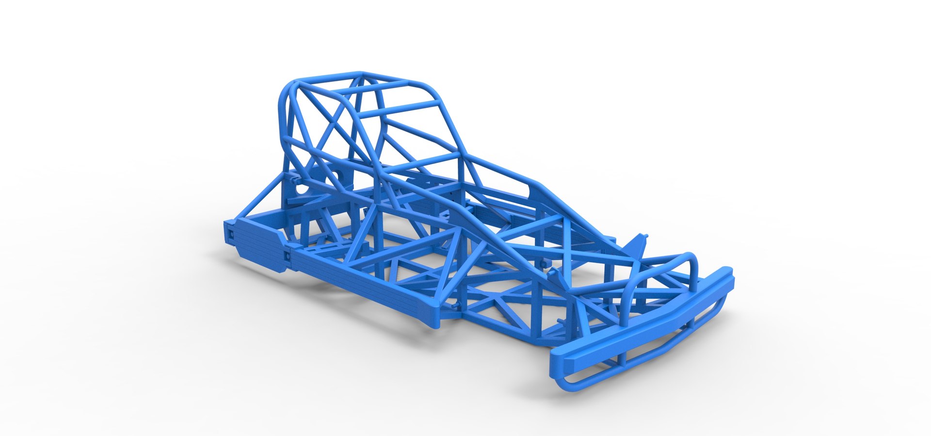 3D Frame Of New Zealand Superstock Car Version 2 Scale 1 To 25 Model ...
