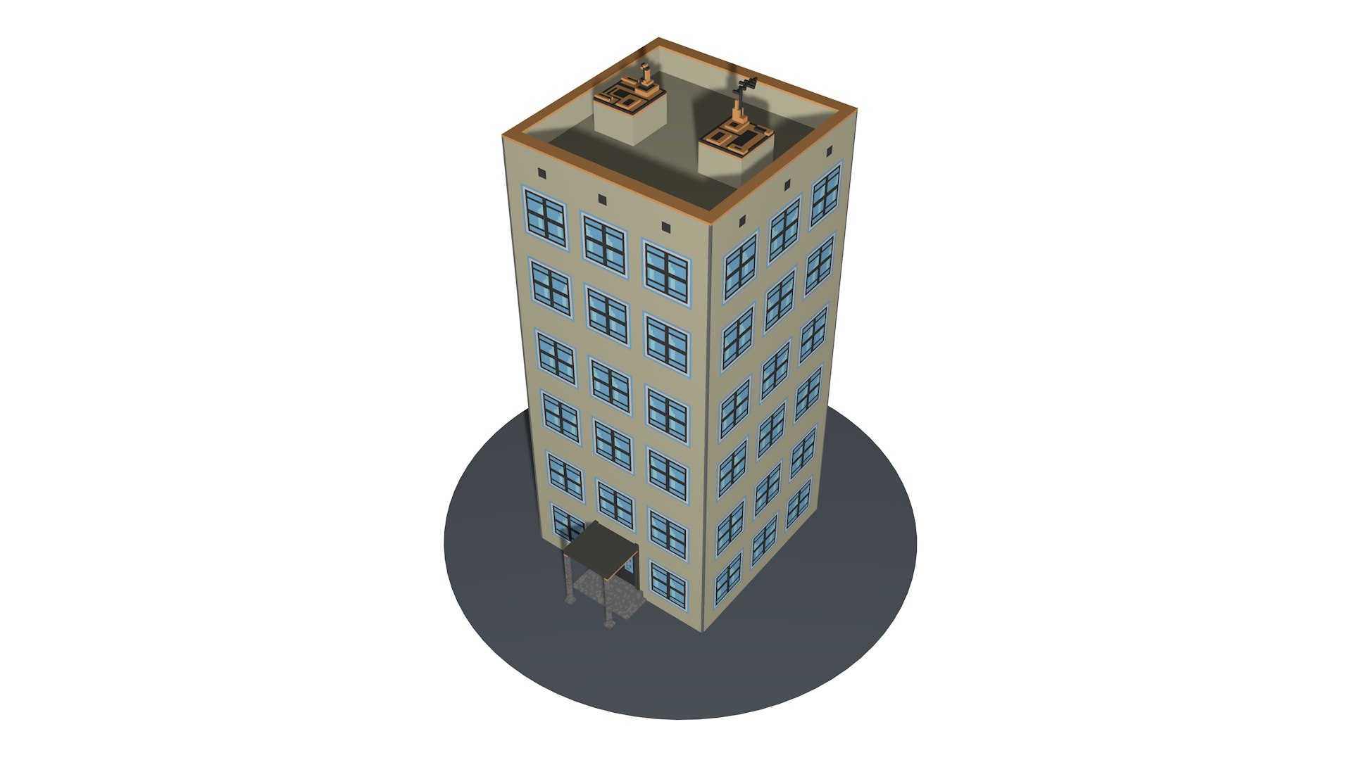 Building-House 3D Model - TurboSquid 1778678