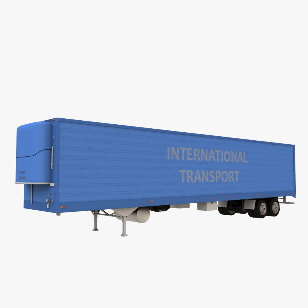 3d Model Semi Trailer