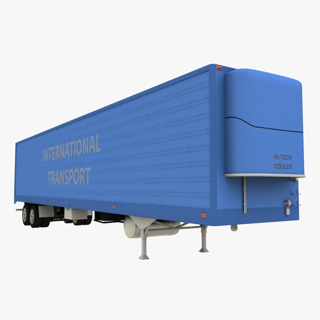 3d Model Semi Trailer