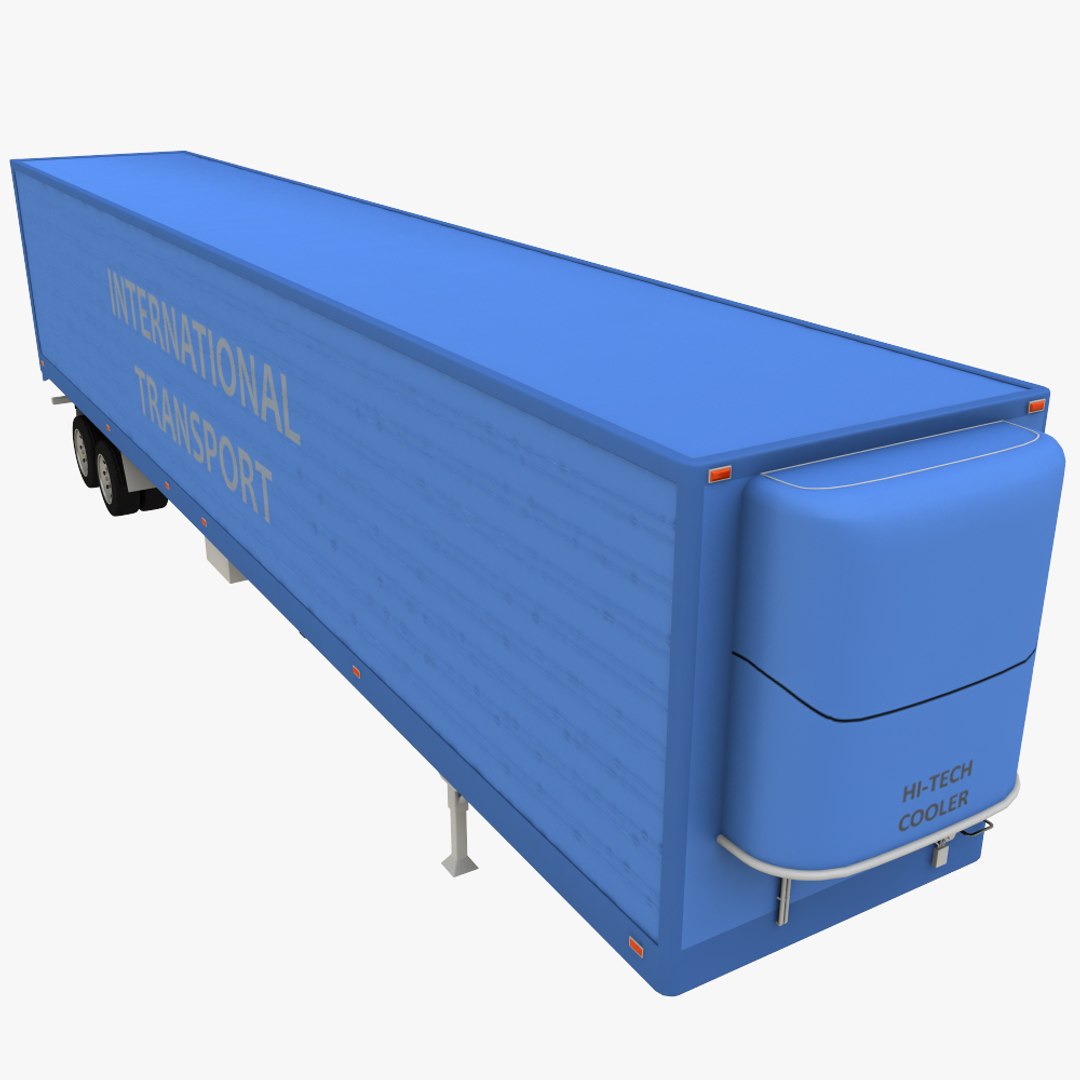 3d Model Semi Trailer