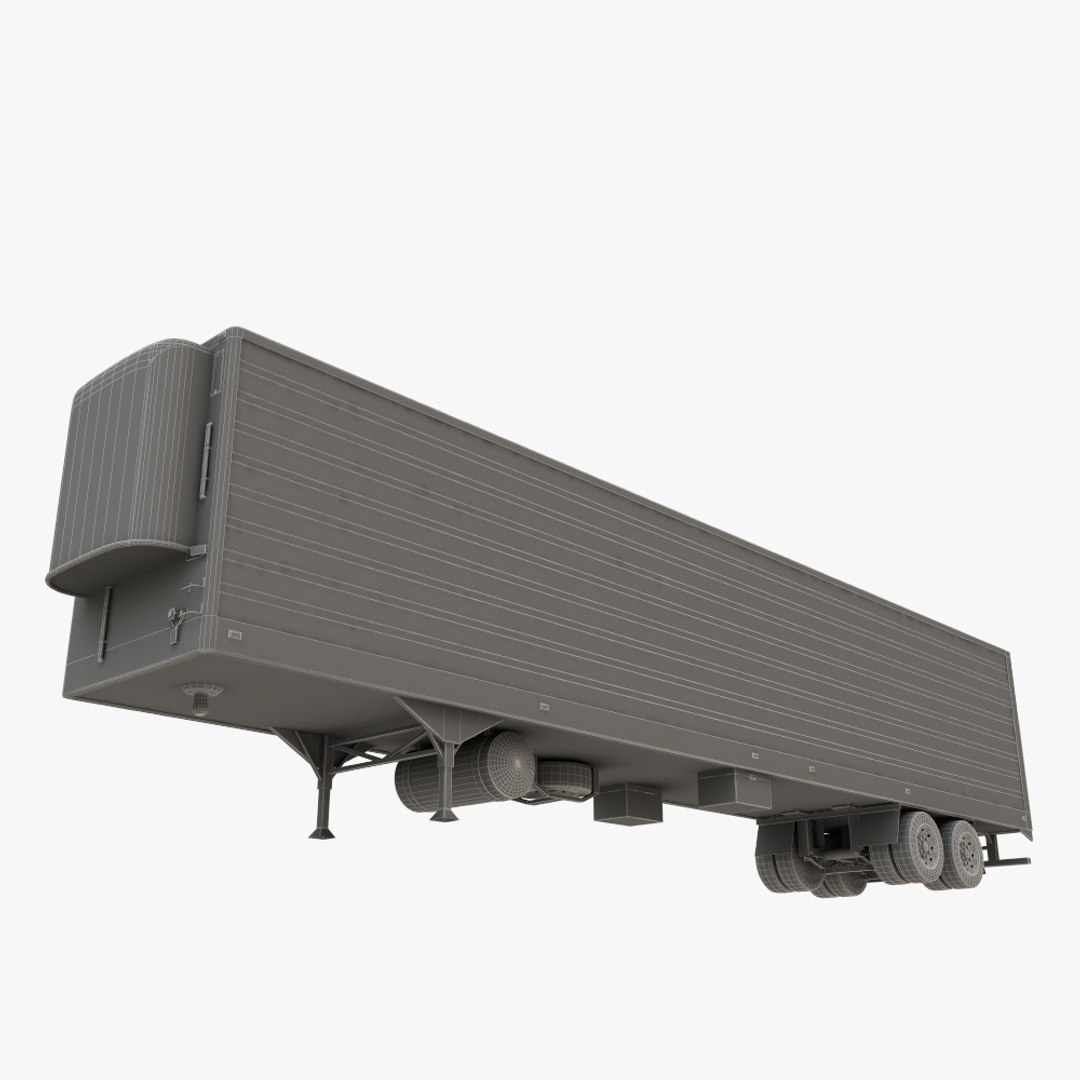 3d Model Semi Trailer
