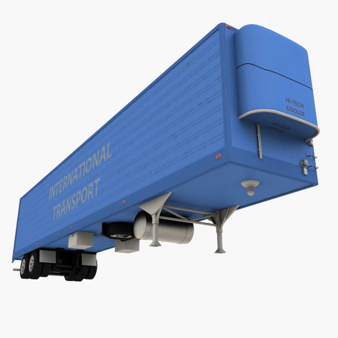 3d Model Semi Trailer