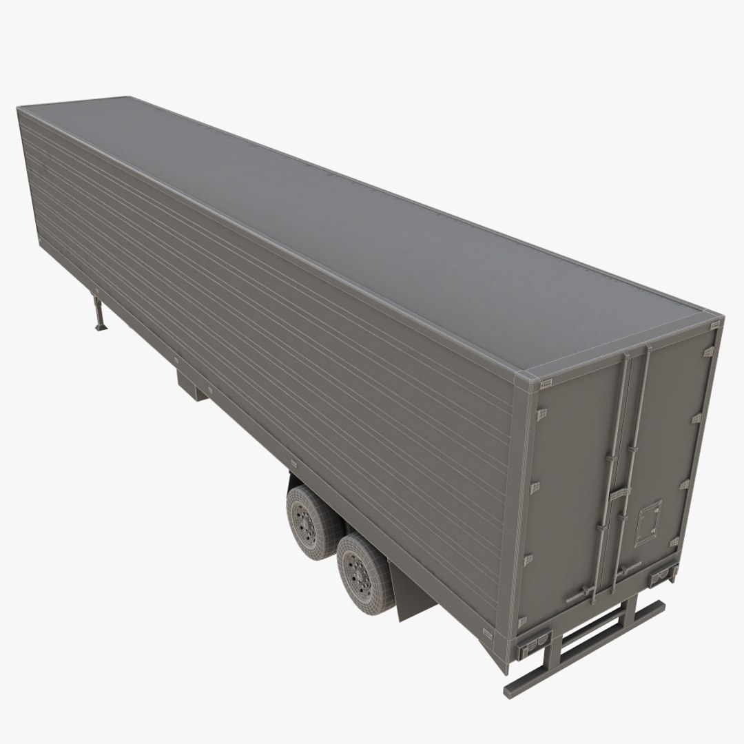 3d Model Semi Trailer