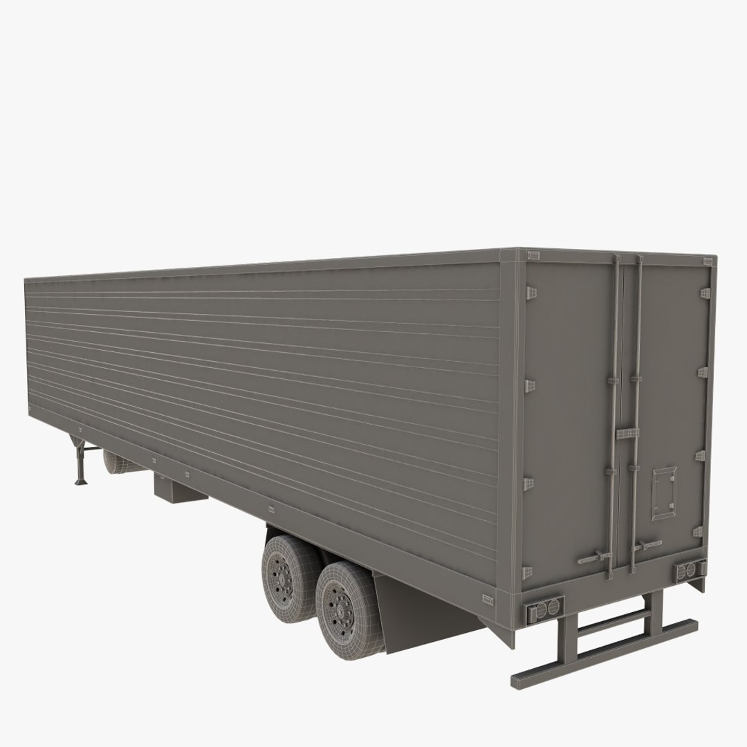 3d Model Semi Trailer