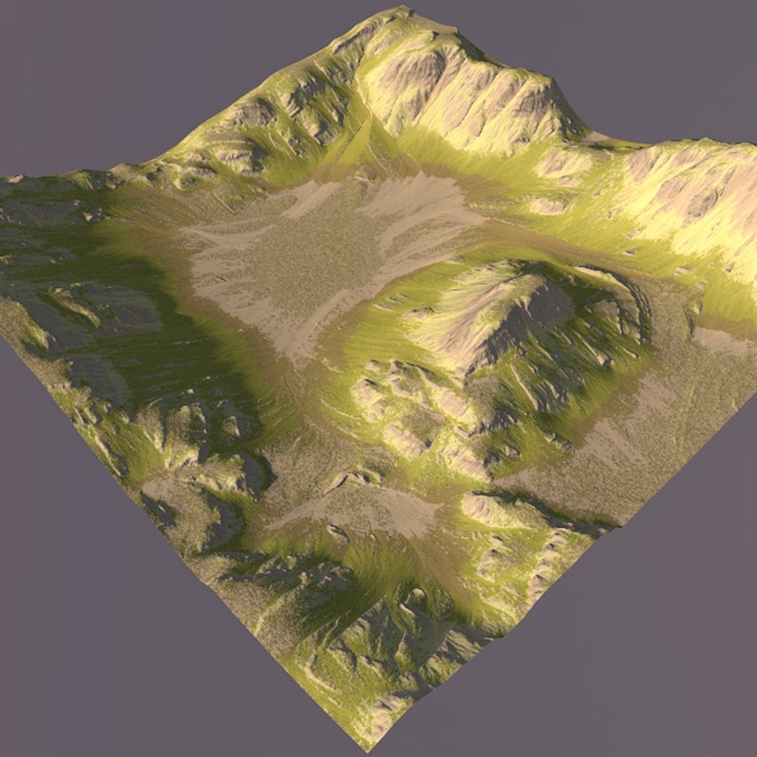 3ds Max Mountain Maps Terrain
