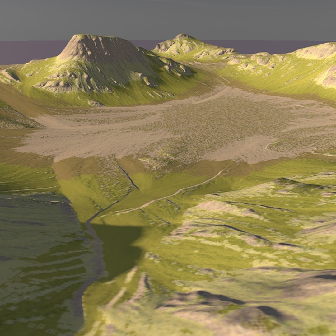 3ds Max Mountain Maps Terrain