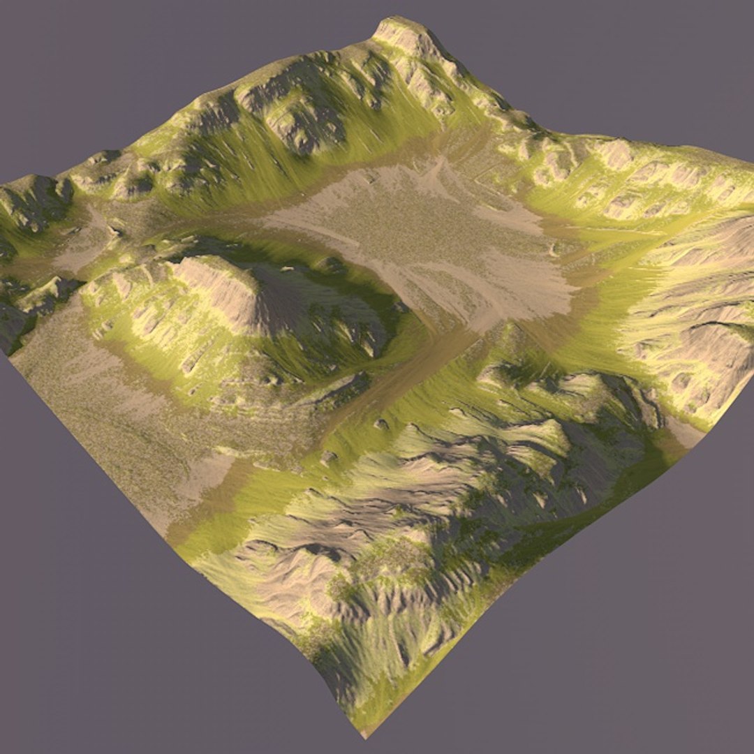 3ds Max Mountain Maps Terrain