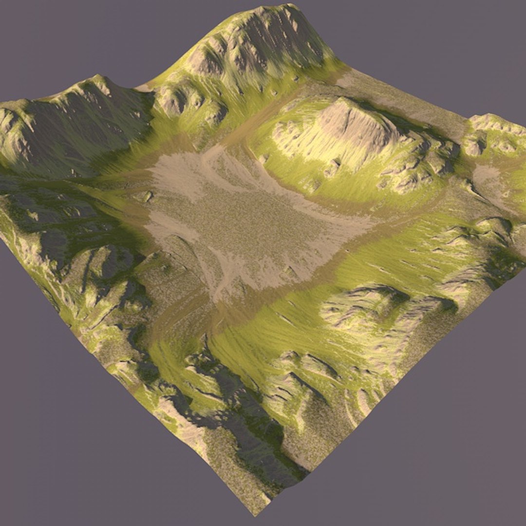 3ds Max Mountain Maps Terrain