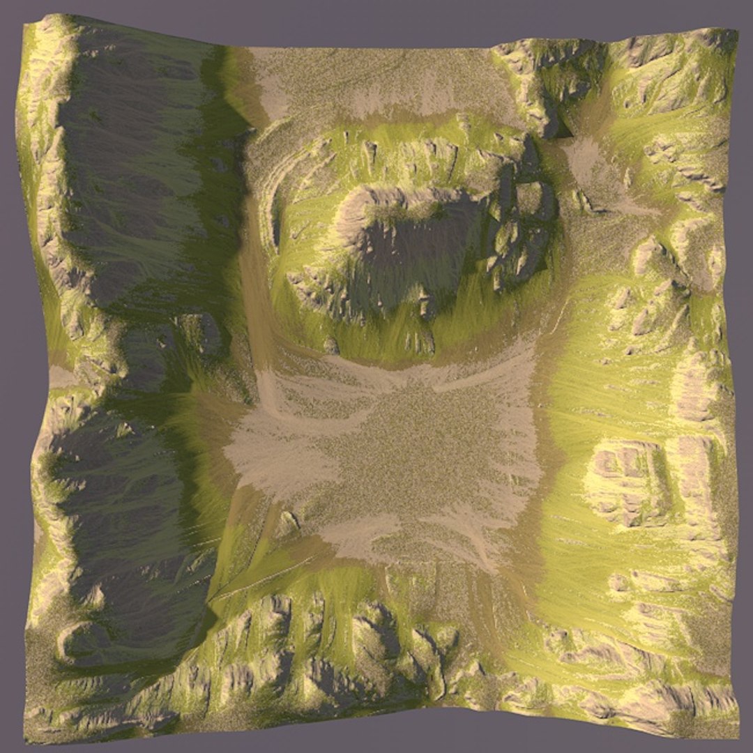 3ds Max Mountain Maps Terrain