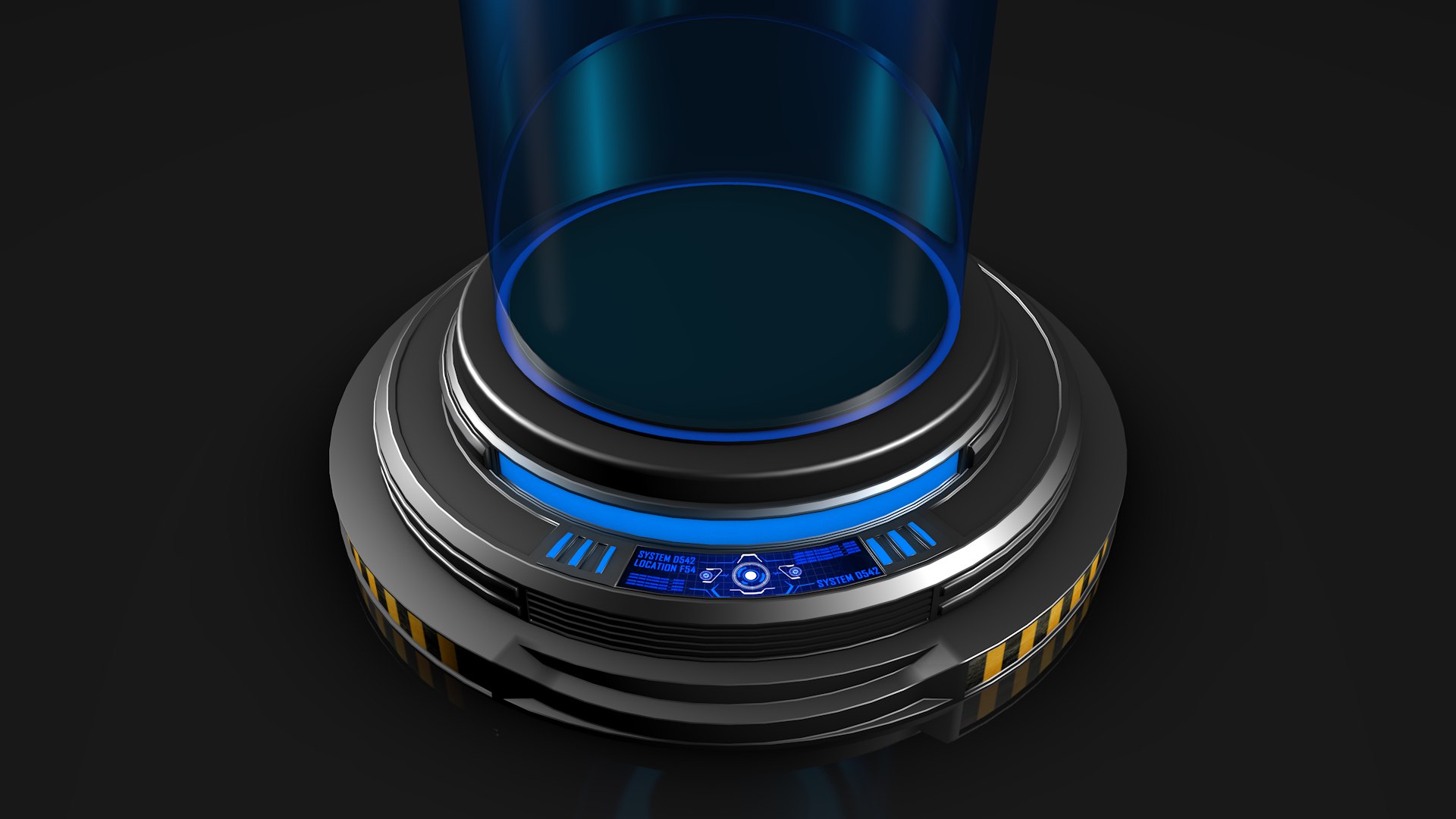 Sci Fi Liquid Container 3D Model - TurboSquid 1692885