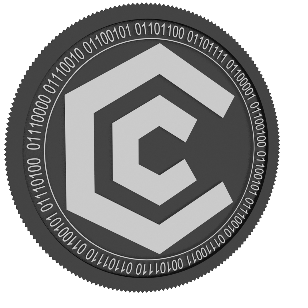 3D Mangocoin Black Coin Model - TurboSquid 1614260