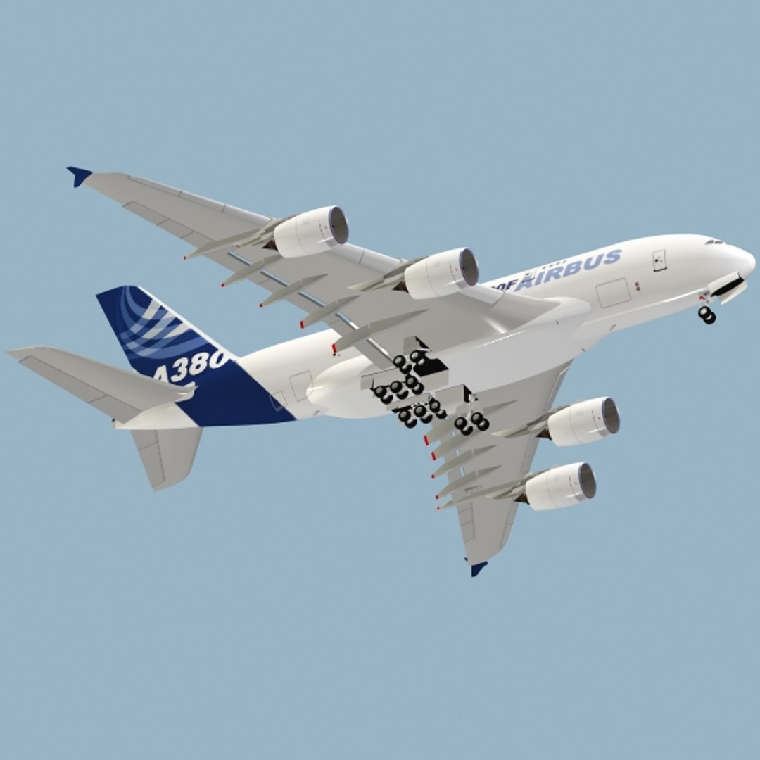 3ds airbus a380-800 f house colors