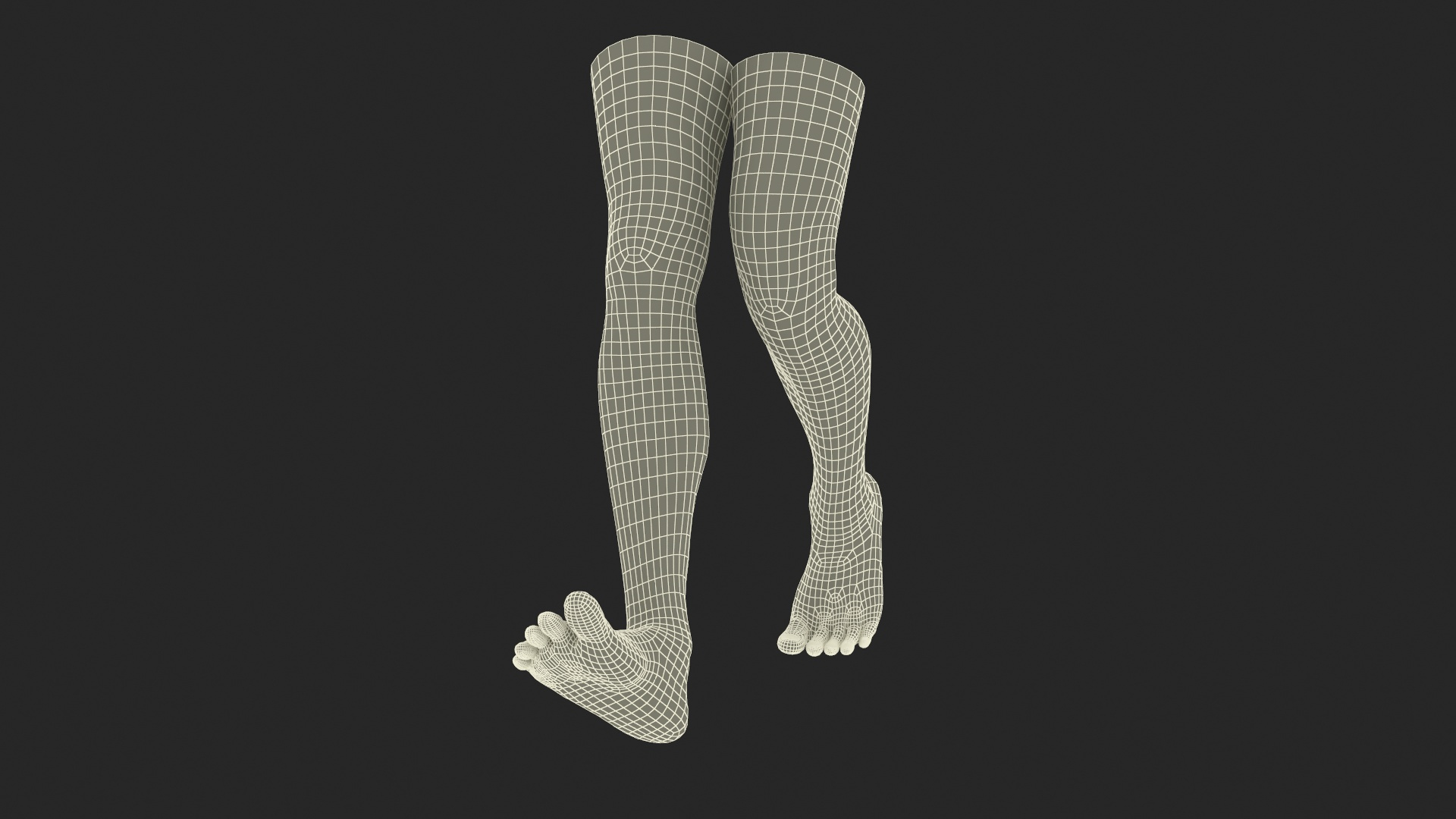 3D Realistic Male Legs In A Walking Pose - TurboSquid 2262569