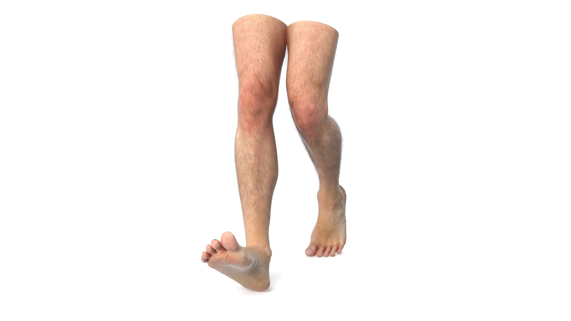 3D Realistic Male Legs In A Walking Pose - TurboSquid 2262569