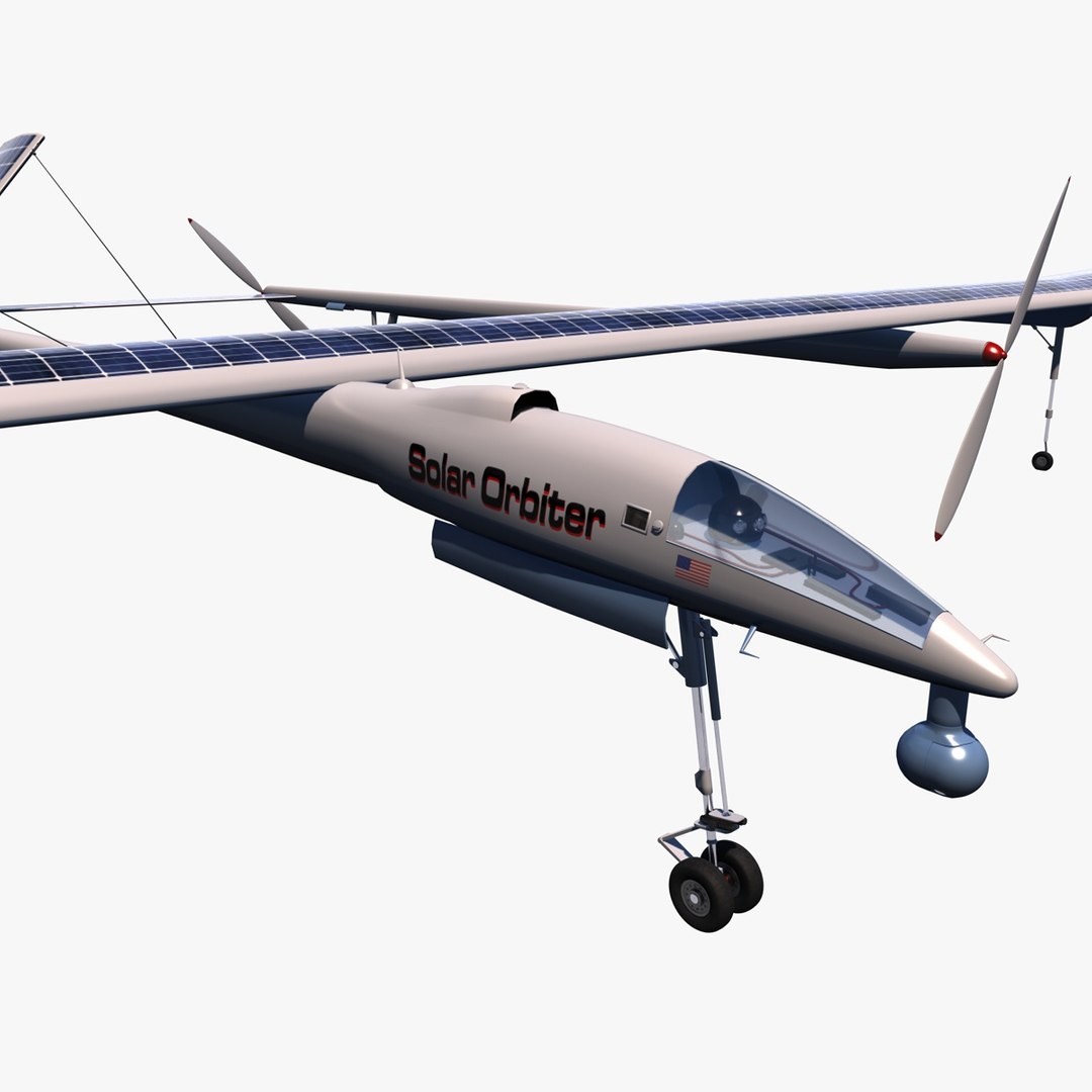 3d Solar Drone Model