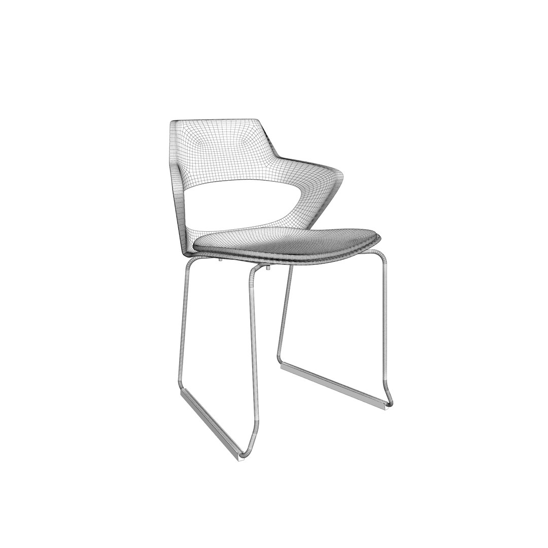 3D Ergonomic Modern Chair Model - TurboSquid 2174976