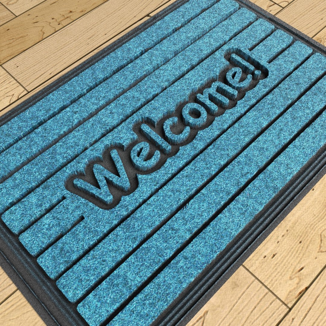 3d Welcom Mat