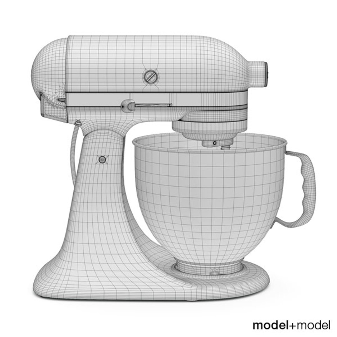 Stand Mixer Kitchen Aid 3d Model