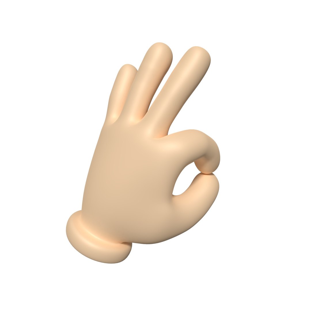 3D cartoon hand model - TurboSquid 1306965