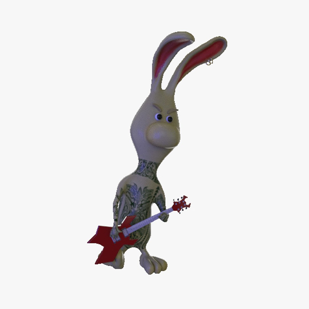 3D Rabbit Ar Vr - TurboSquid 1602302