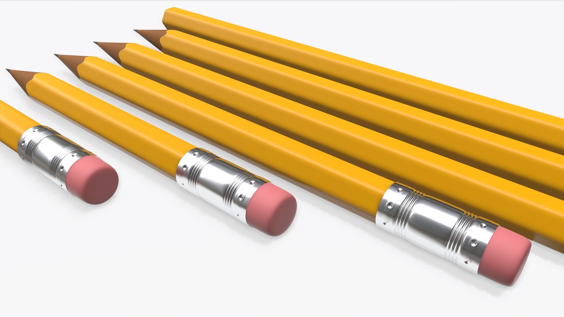 Pencil Rubber Various 3D Model - TurboSquid 1480591