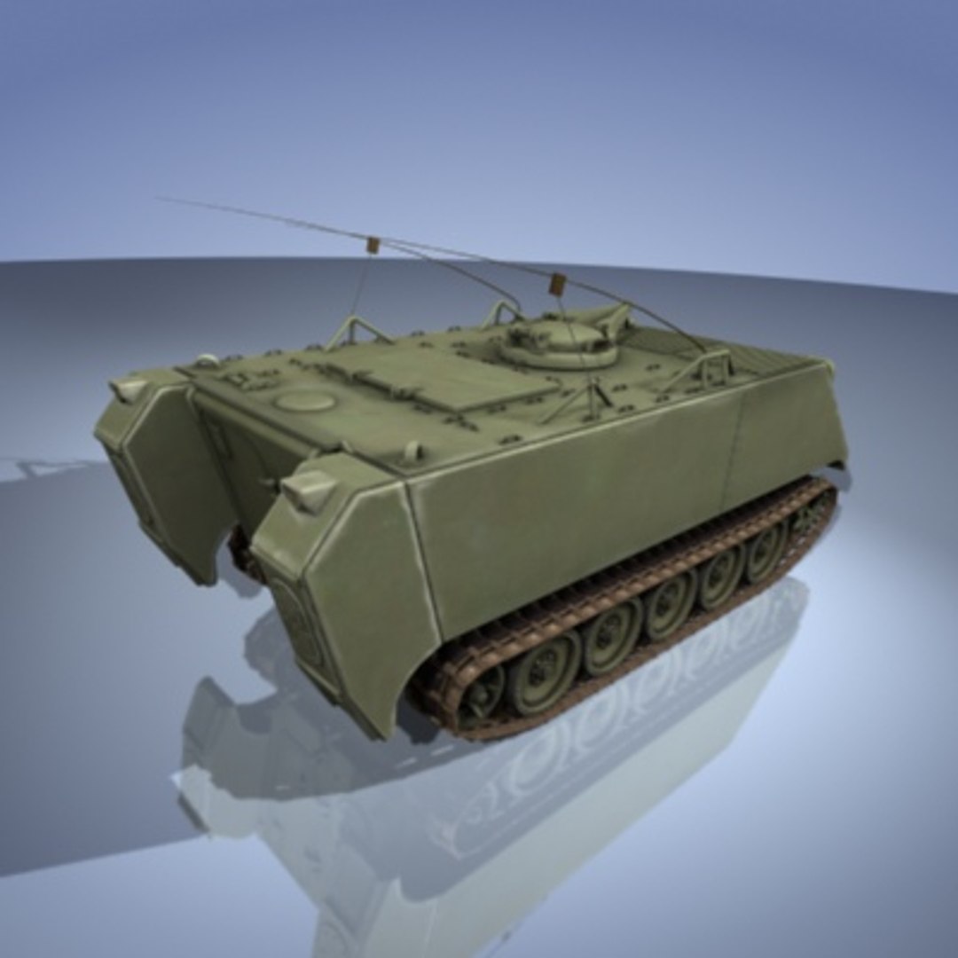 Army Apc M113 3d Model