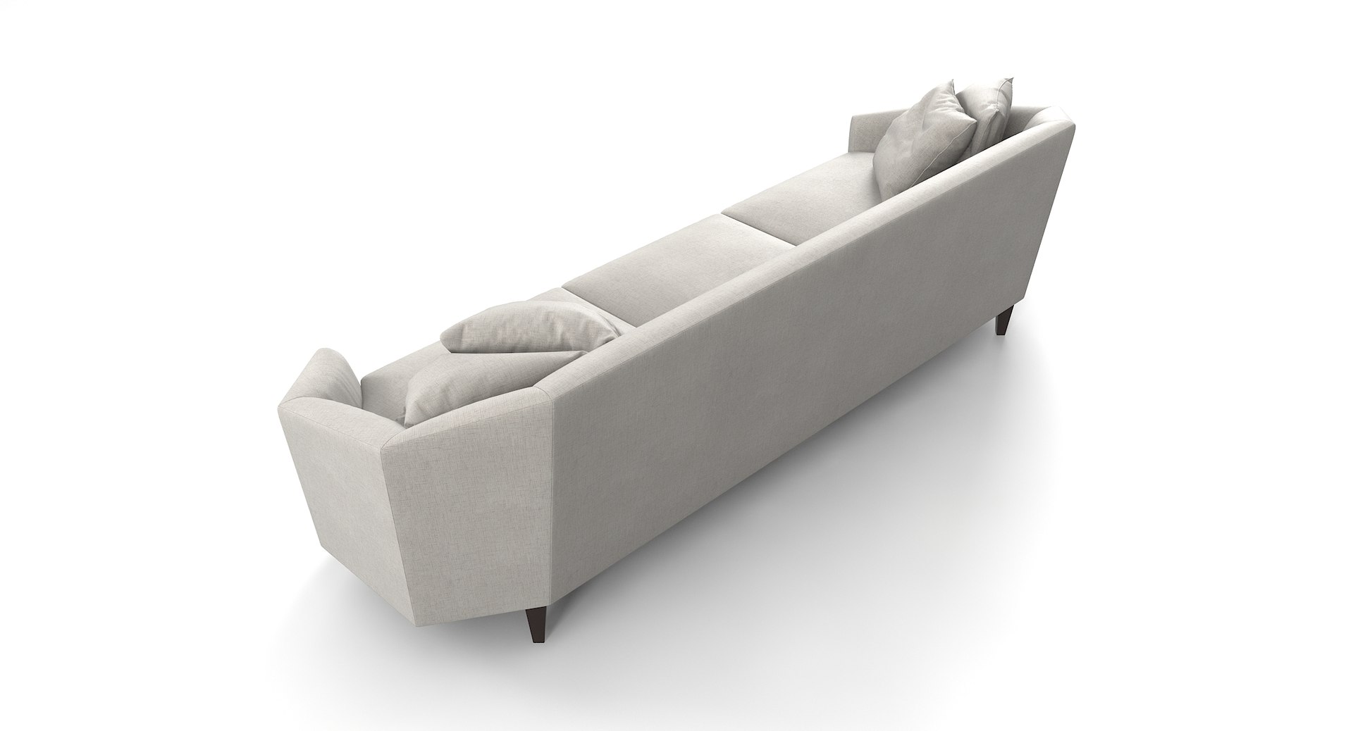 3D Baker Diamond Lounge Sofa Model - TurboSquid 1353303
