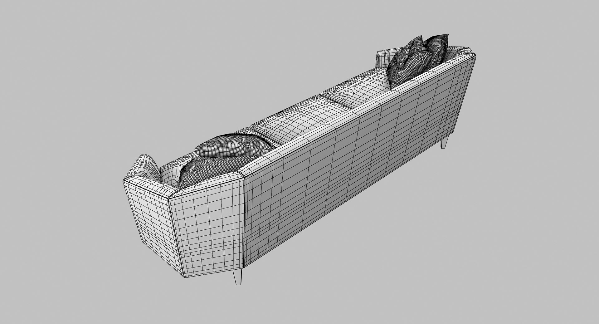 3D Baker Diamond Lounge Sofa Model - TurboSquid 1353303