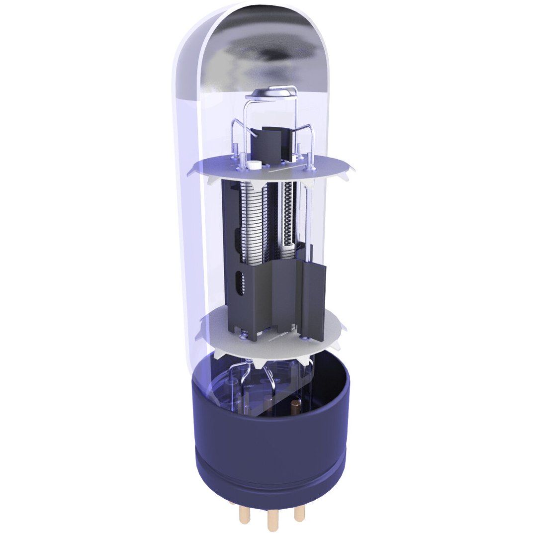Vacuum Tube Cathode Inside Part 21 3D Model - TurboSquid 1994891