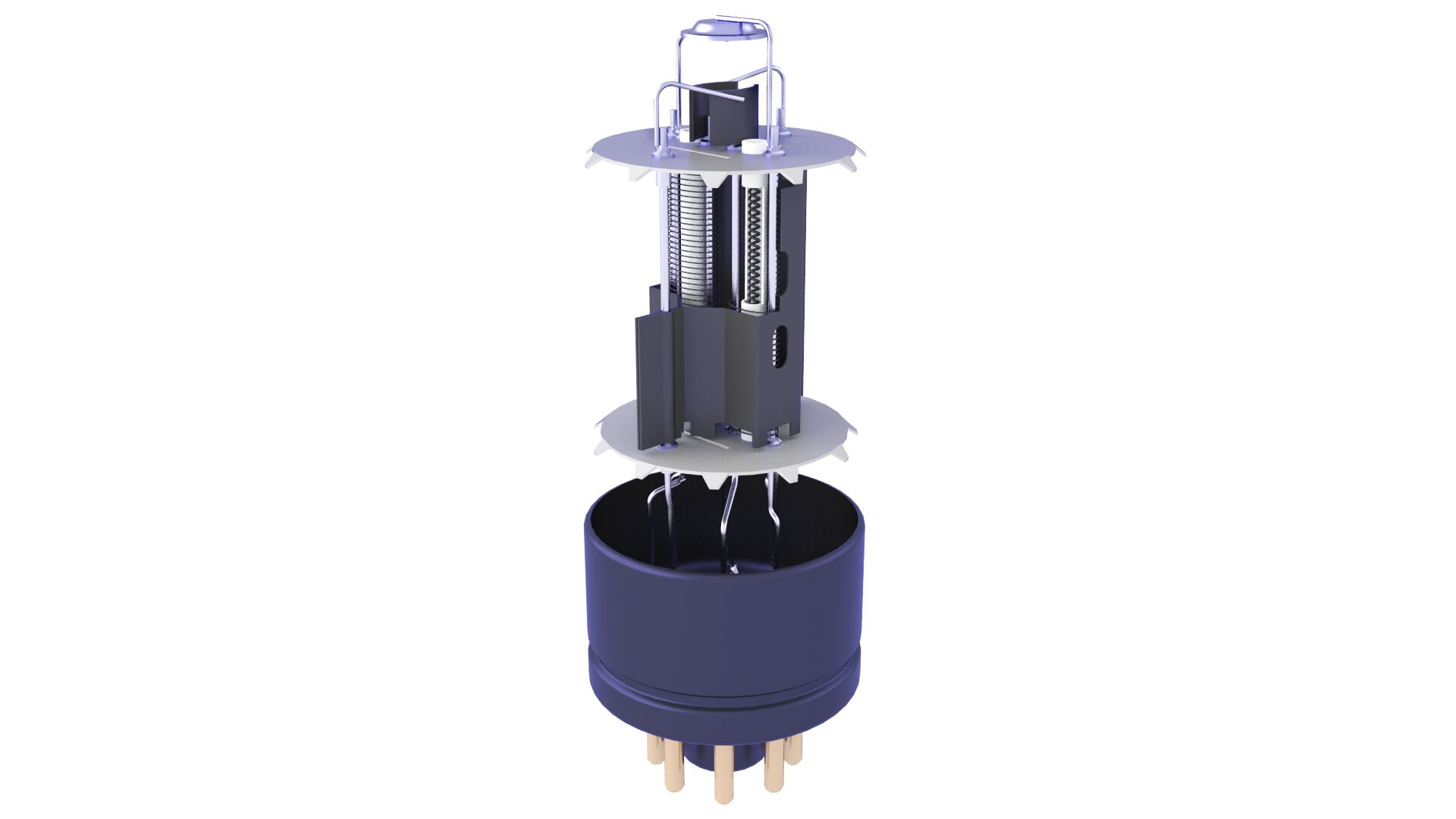 Vacuum Tube Cathode Inside Part 21 3D Model - TurboSquid 1994891